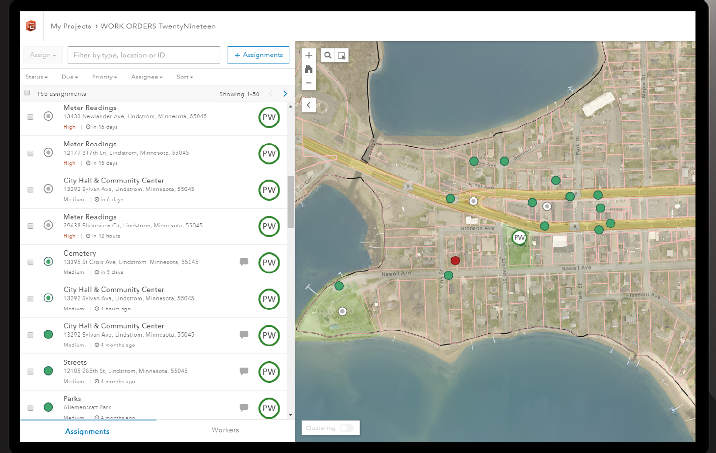 Lindstrom Public Works GIS - MSA