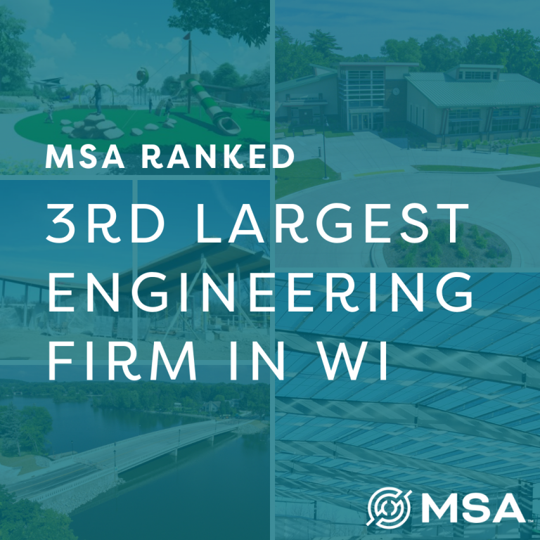 MSA Ranked Third Largest Engineering Firm in Wisconsin - MSA