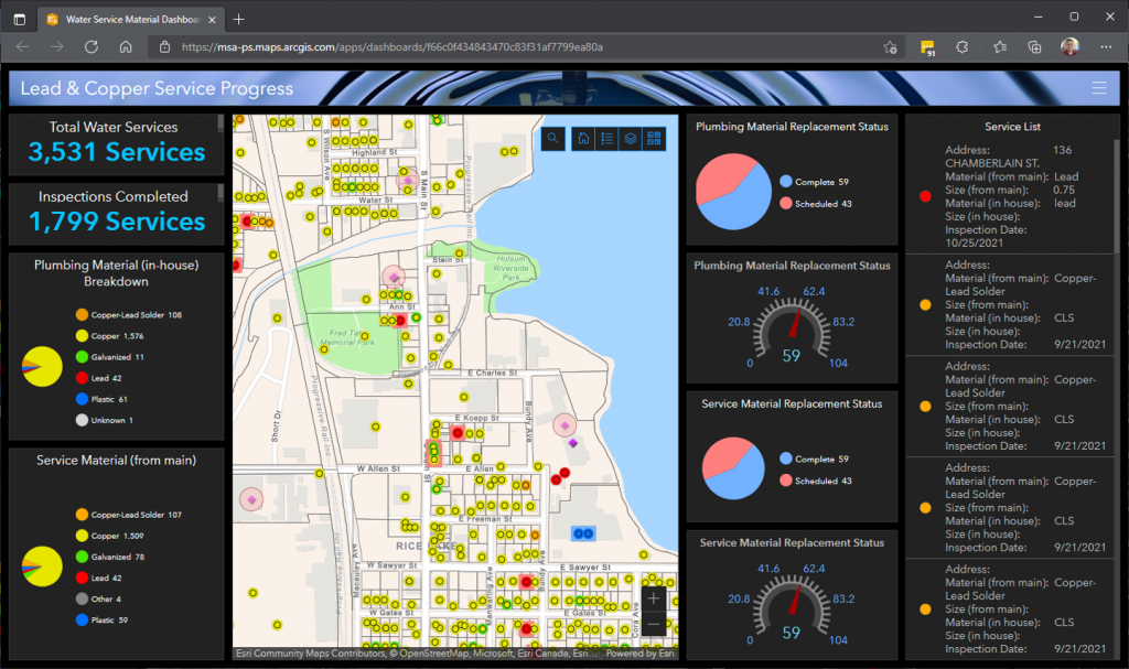 Get the Lead Out - GIS for EPA Lead & Copper Rule Compliance - MSA