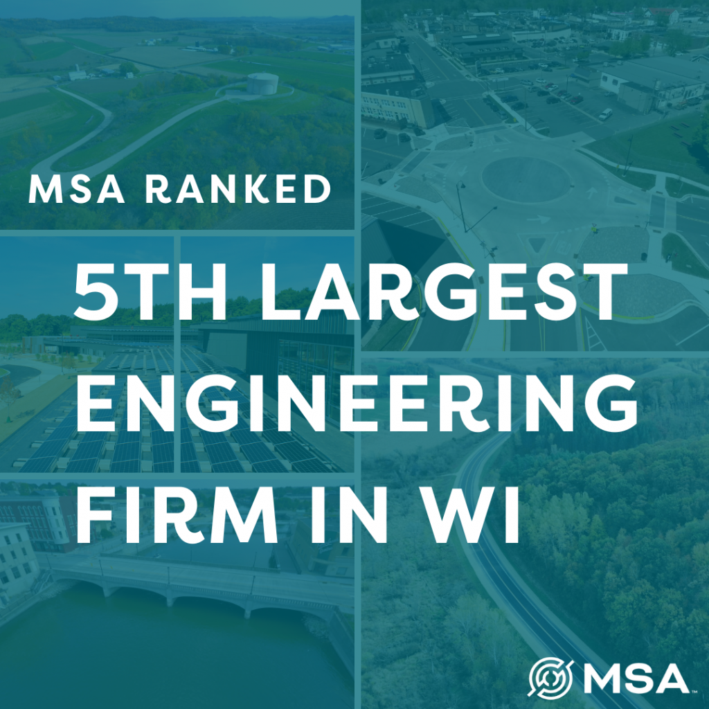 MSA Ranked Fifth Largest Engineering Firm in Wisconsin - MSA