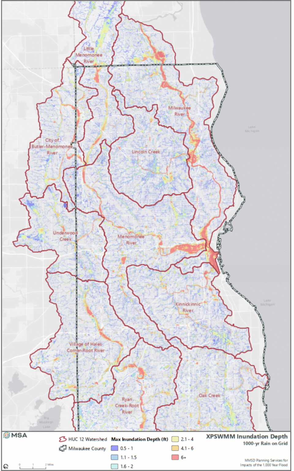 1,000-year Flood Study & Modeling - MSA